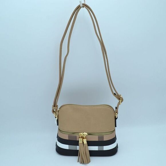 Bags | Checkprintcolorblockcrossbodybag | Poshmark